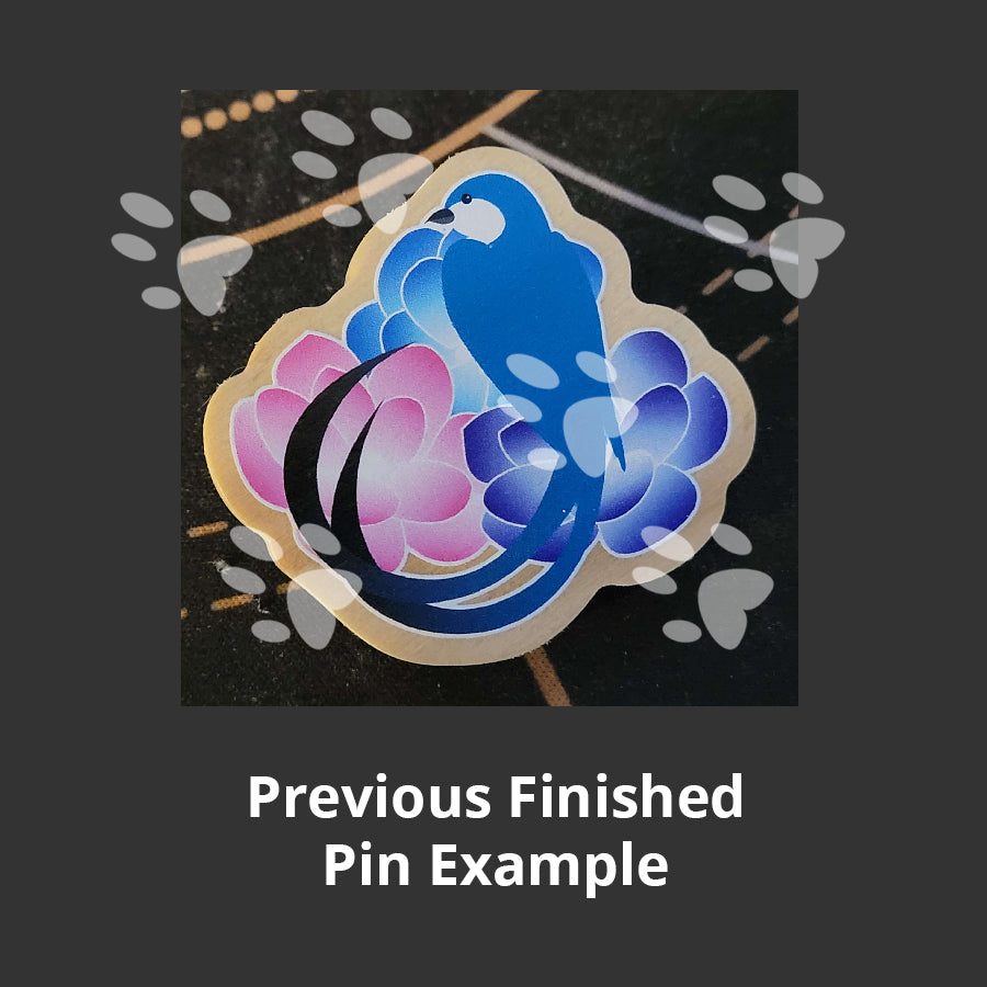 HSR Elements & Paths Acrylic Pins [PRE-ORDER] – Kuro Neko Melt Co.